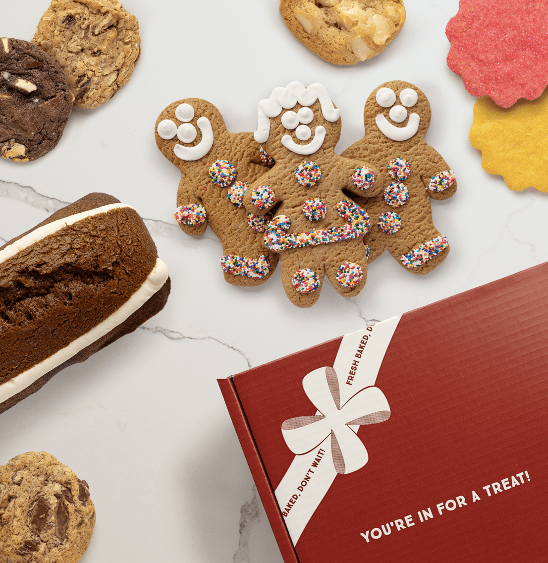 Build Your Custom Gift Box of 1 Loaf & Cookie Assortment – The ...