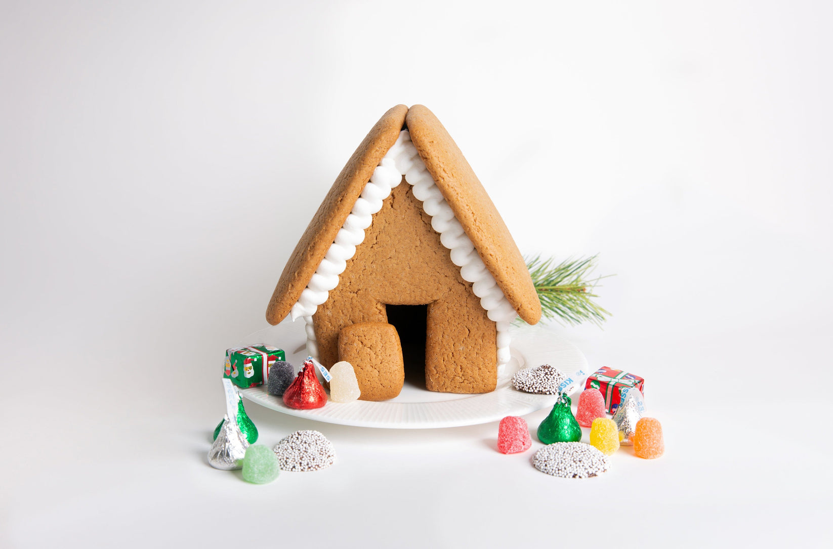 Unleash Your Creativity! Undecorated Gingerbread House from Gingerbread ...