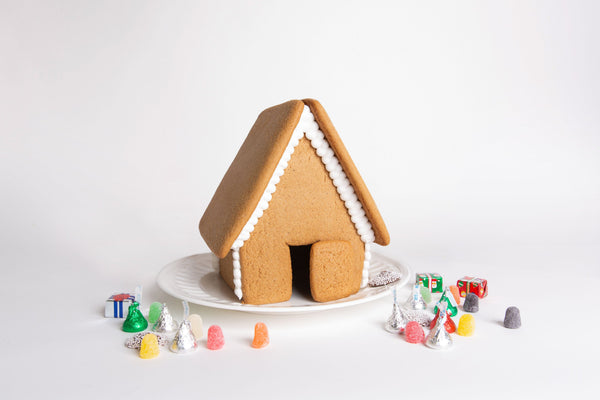 Unleash Your Creativity! Undecorated Gingerbread House from Gingerbread ...